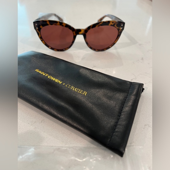 Saint Owen | Accessories | Saint Owen Tortoiseshell Cateye Sunglasses ...